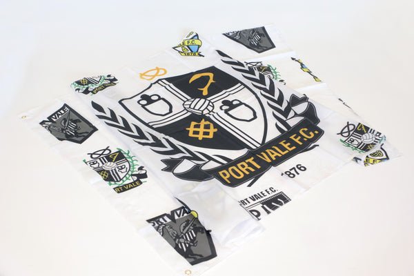 Multi Crest Flag - Port Vale Store