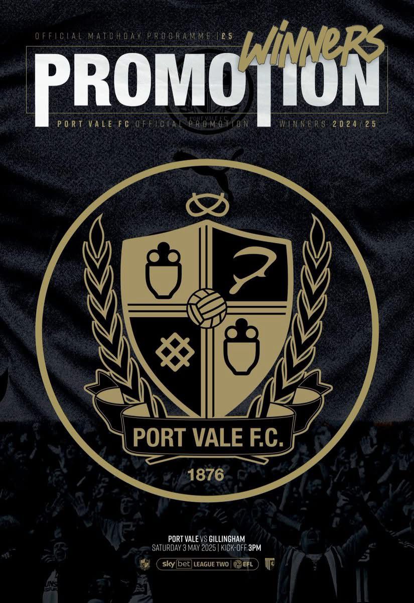 Shop Official PVFC Programmes Now – Port Vale Store